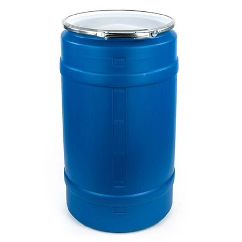 BASCO® Open-head Plastic Drums with Lid, Straight Sides | Shop Spill ...
