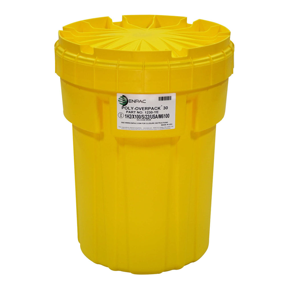 ENPAC 30-Gallon Poly-Overpack Salvage Drum | Shop Spill Response ...