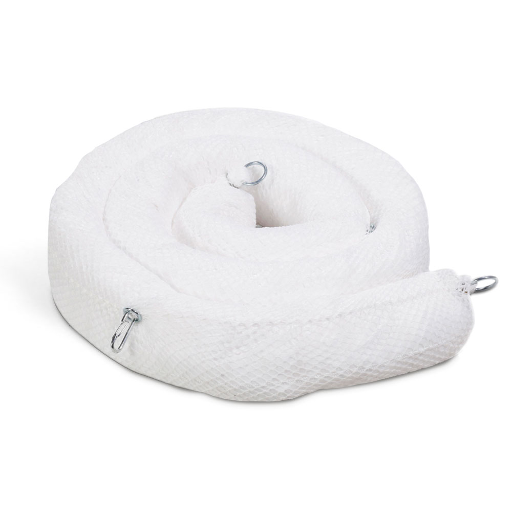 SpillTech® Contractor Grade Oil-Only Absorbent 5" x 10' Sock/Net Boom ...